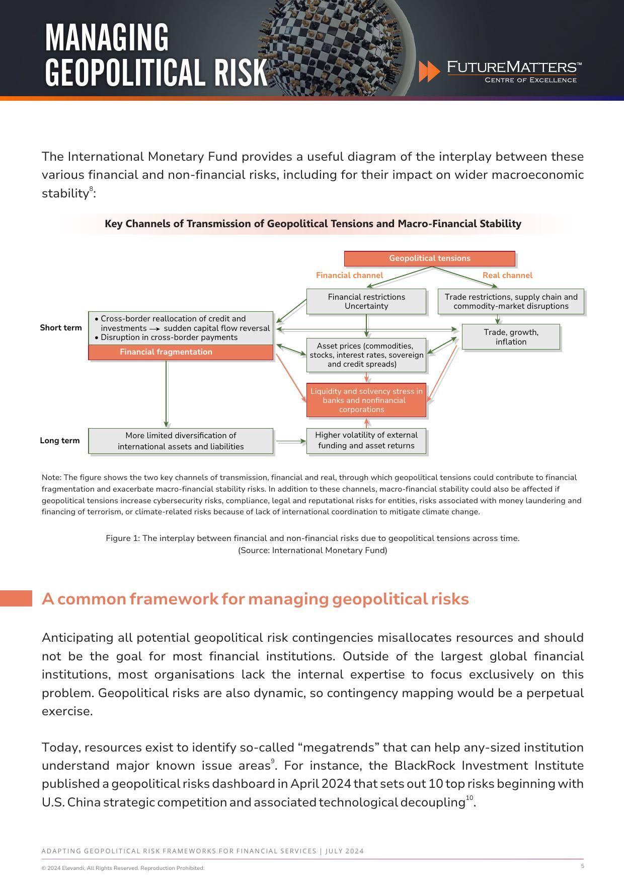Adapting Geopolitical Risk Frameworks For Financial Services